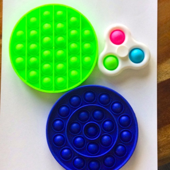 Toys | Rare Pop It And Dimple Fidget Spinner | Poshmark